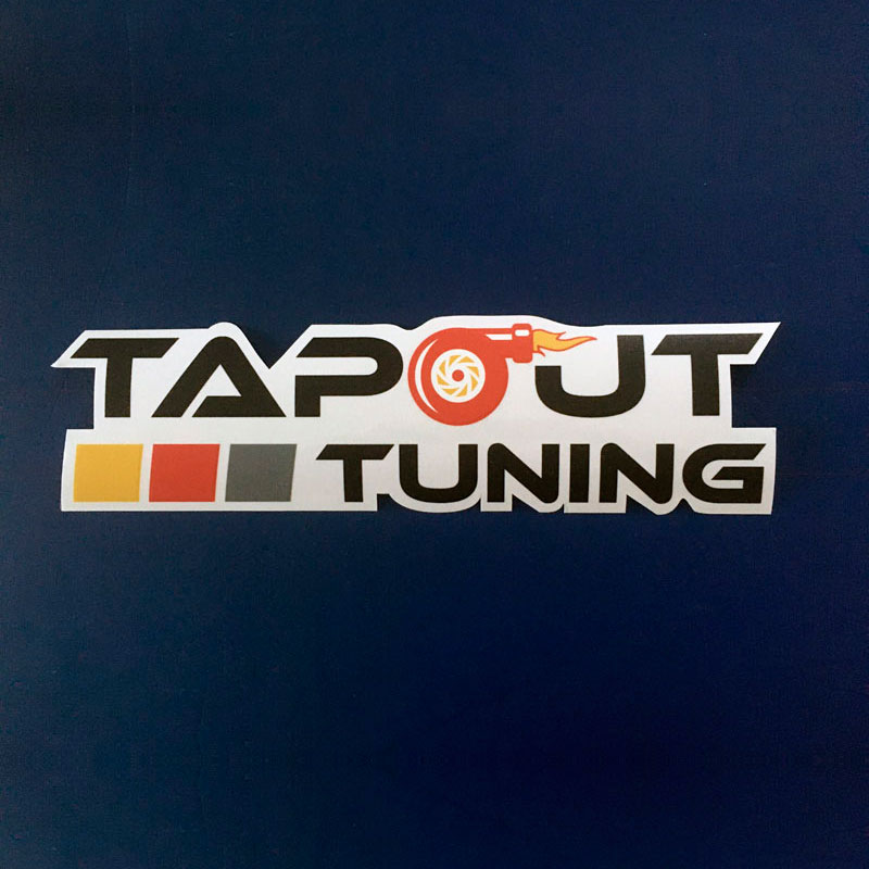 Even Bigger Tapout Tuning Sticker 18 inch - Tapout Tuning